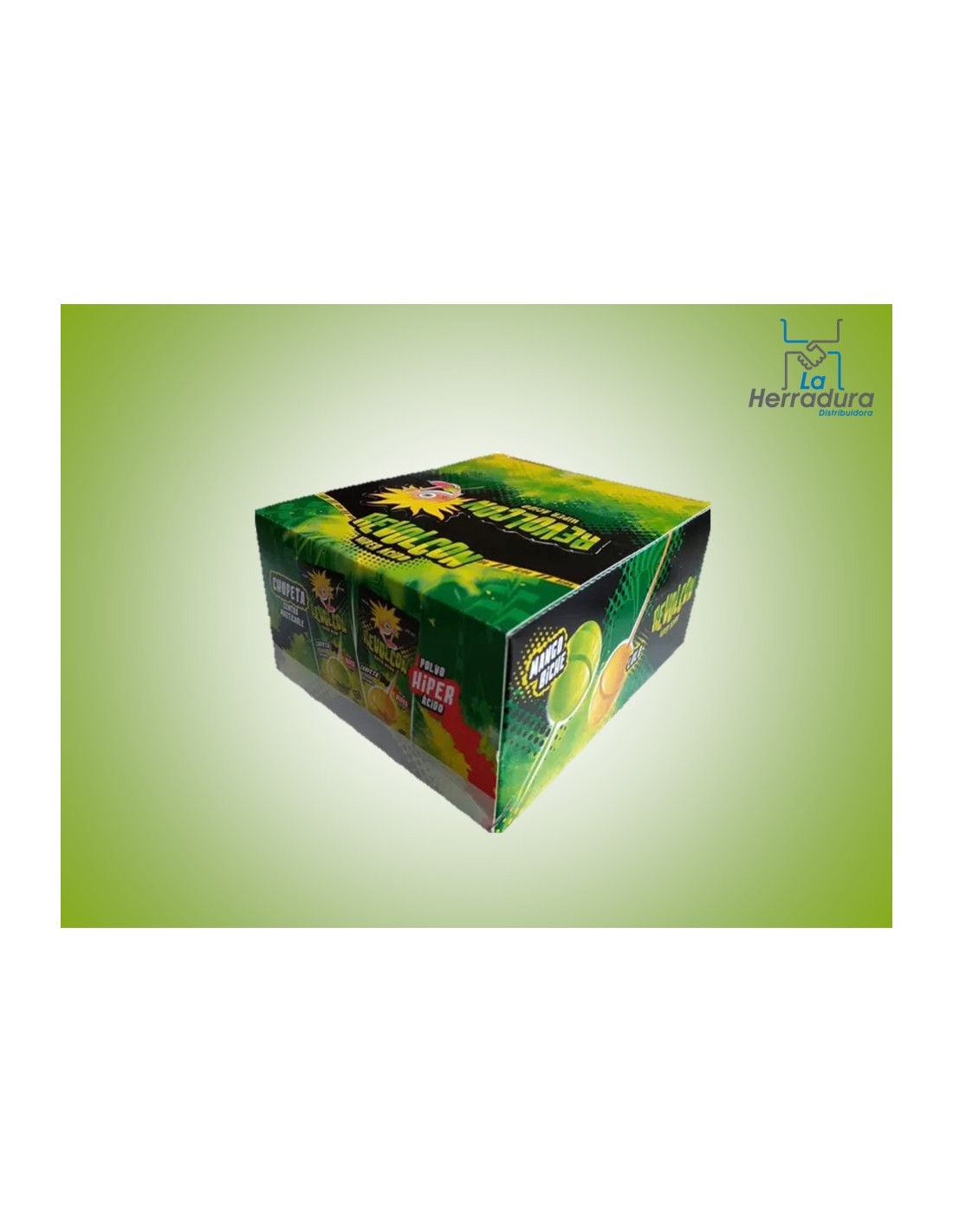 REVOLCON CHICLE HIPER ACIDO X12 UDX12GR